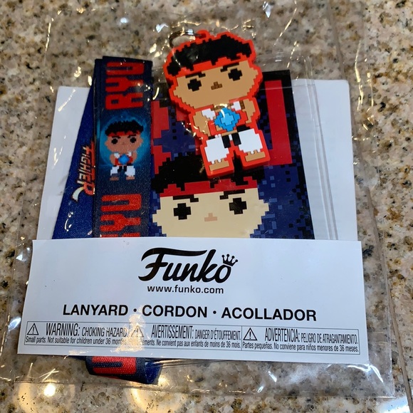 Funko | Accessories | Funko Card Holder Key Lanyard Street Fighter ...